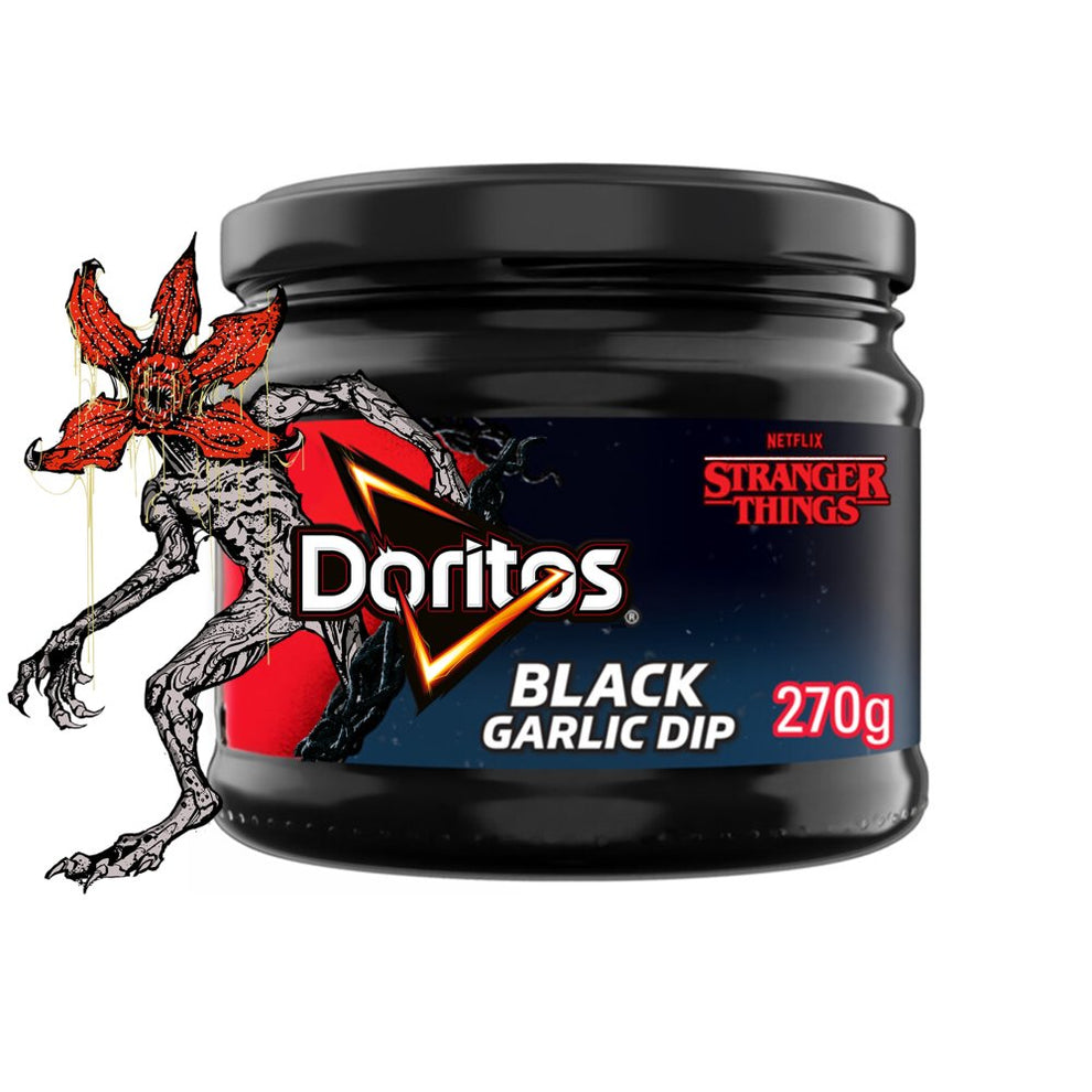 Doritos Black Garlic Dip x Stranger Things 270g – Nosh Gourmet Foods