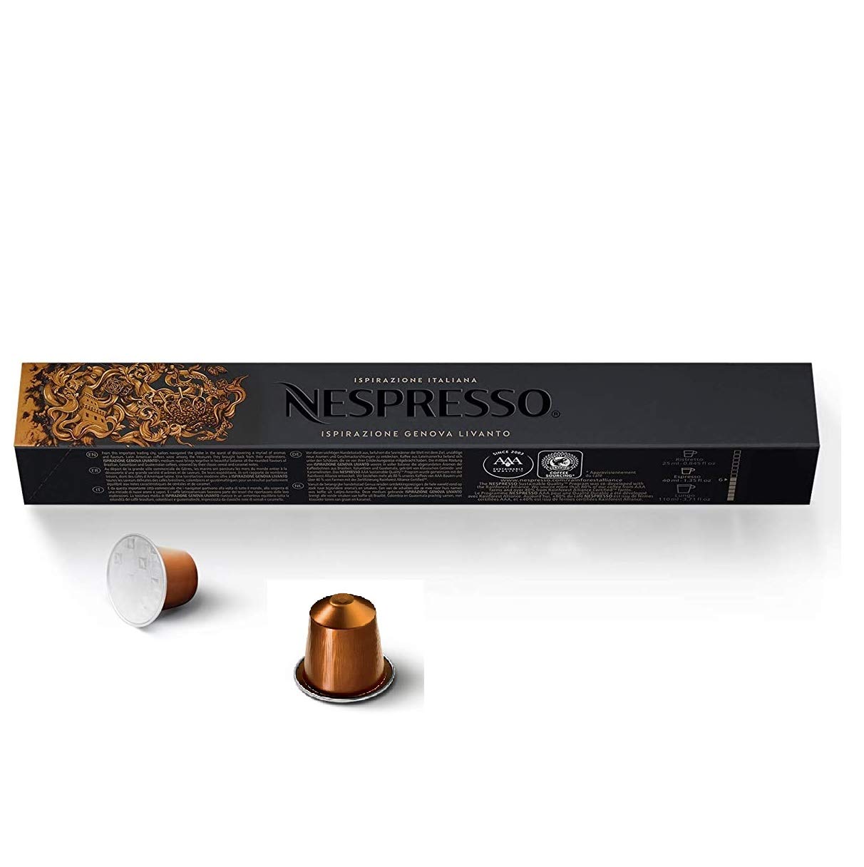 Nespresso Pods Sleeve Livanto (10 Pods) – Nosh Gourmet Foods