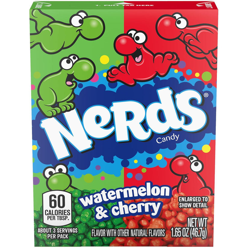 Wonka Nerds Watermelon And Cherry Candy 47gm | Nosh Gourmet Foods